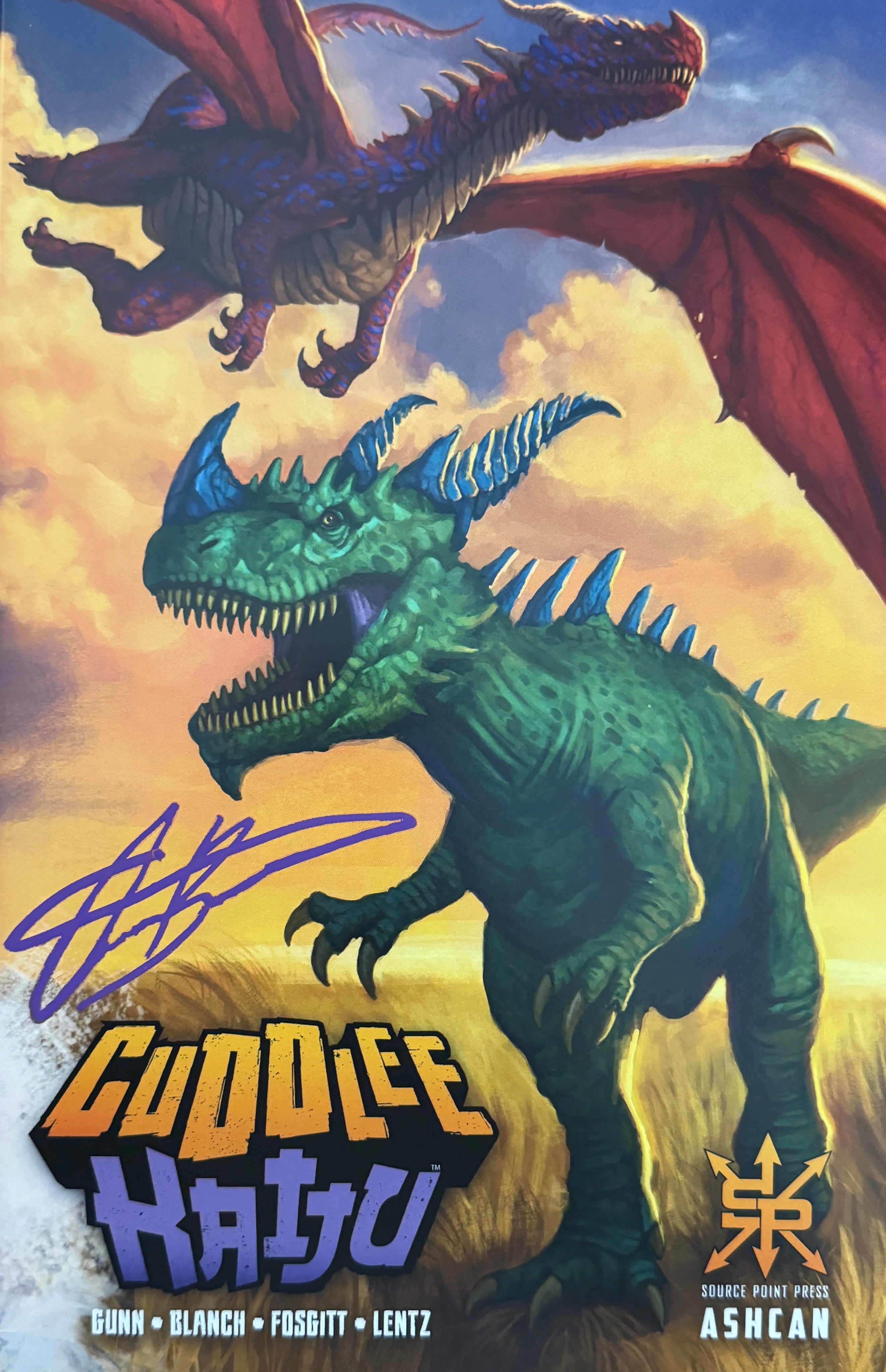 CUDDLEE KAIJU ASHCAN | SIGNED BY AARON BARTLING – Rabbit Comics