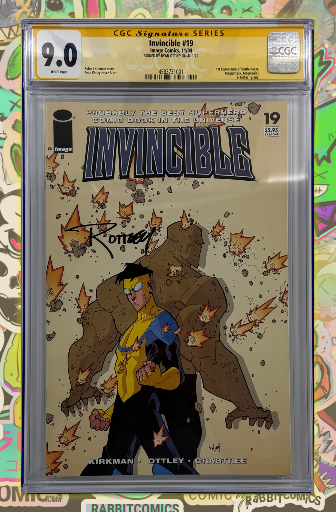 Invincible #19 | 1st App of Battle Beast | Signed by Ryan Ottley | CGC ...