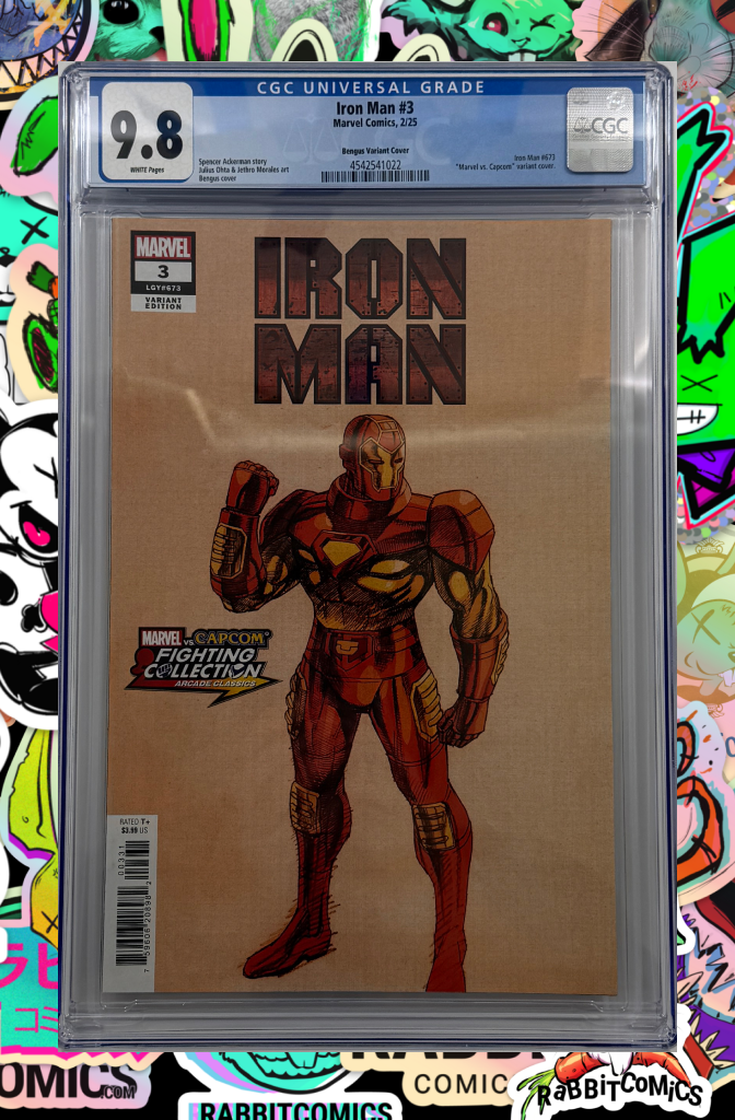 IRON MAN #3 BENGUS MARVEL VS CAPCOM VARIANT | CGC 9.8 – Rabbit Comics