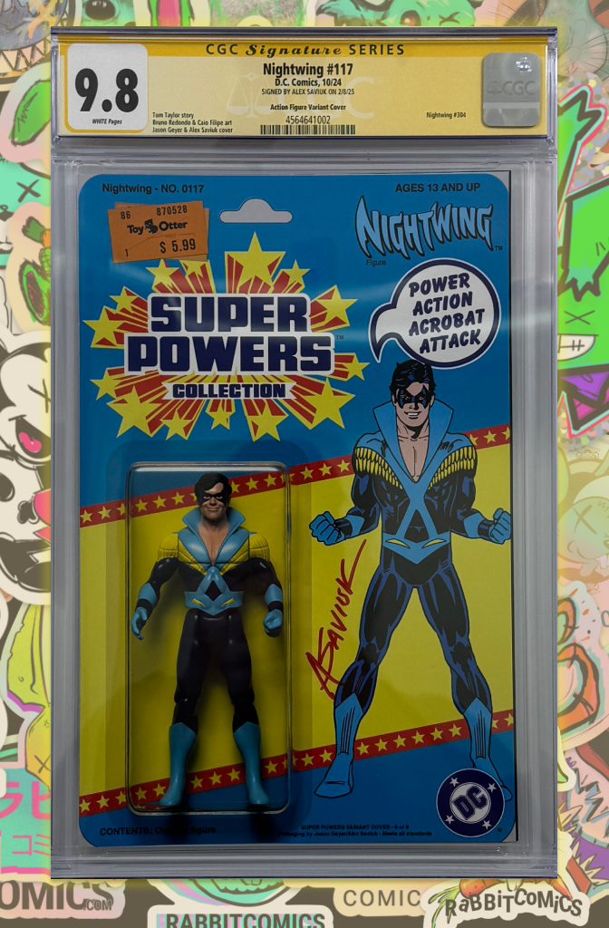 NIGHTWING #117 | ALEX SUVIUK ACTION FIGURE VARIANT | CGC SS 9.8 ...