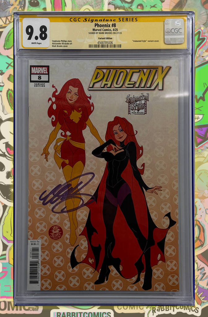 PHOENIX #8 | MARK BROOKS ANIMATED-STYLE VARIANT | SIGNED BY MARK BROOK ...